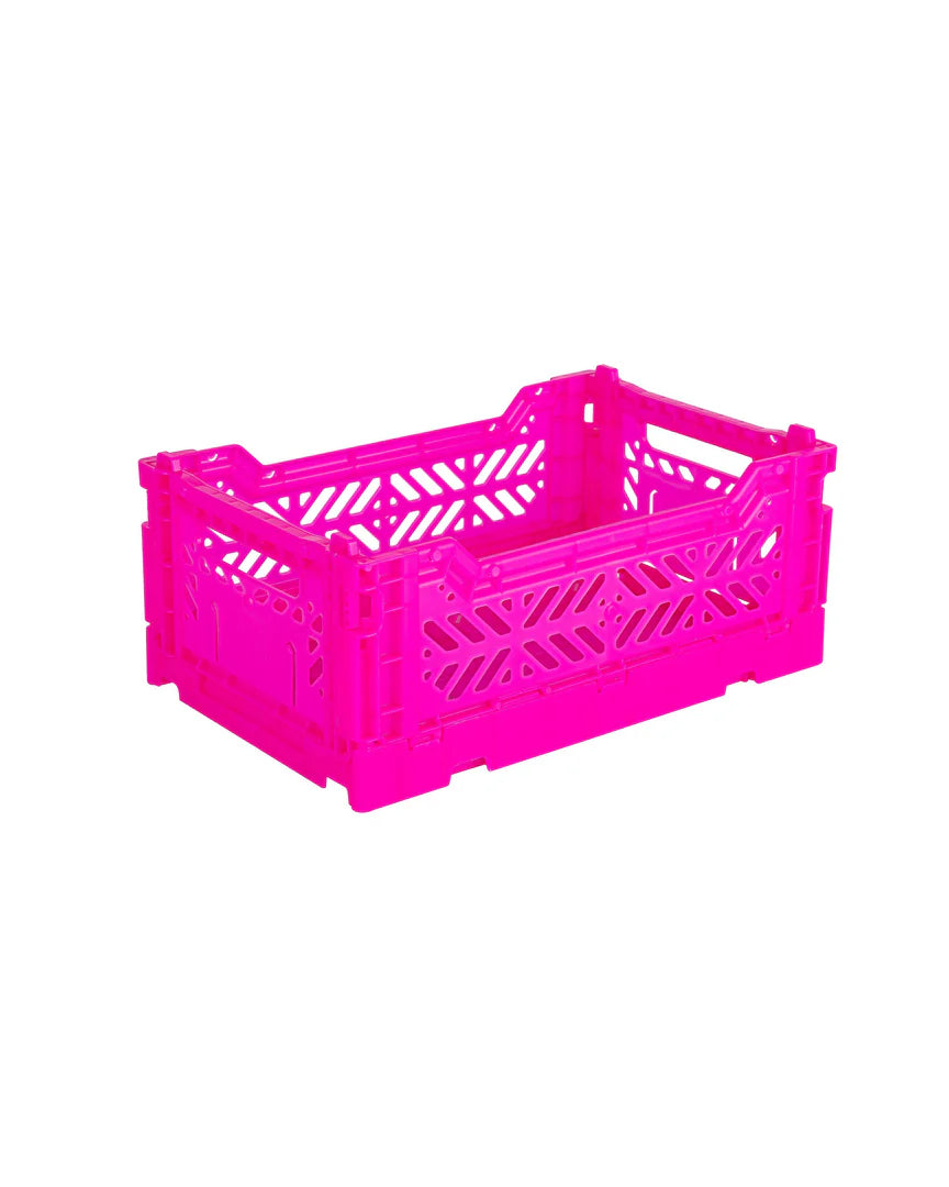 Aykasa Stackable Crates - Mini Neon Pink – TRI Industries AU